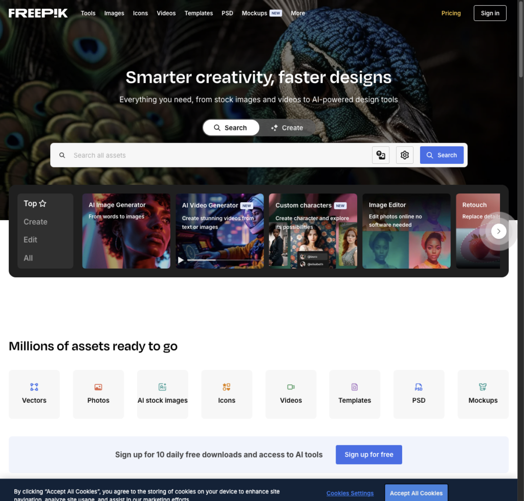 Freepik - AI Tower
